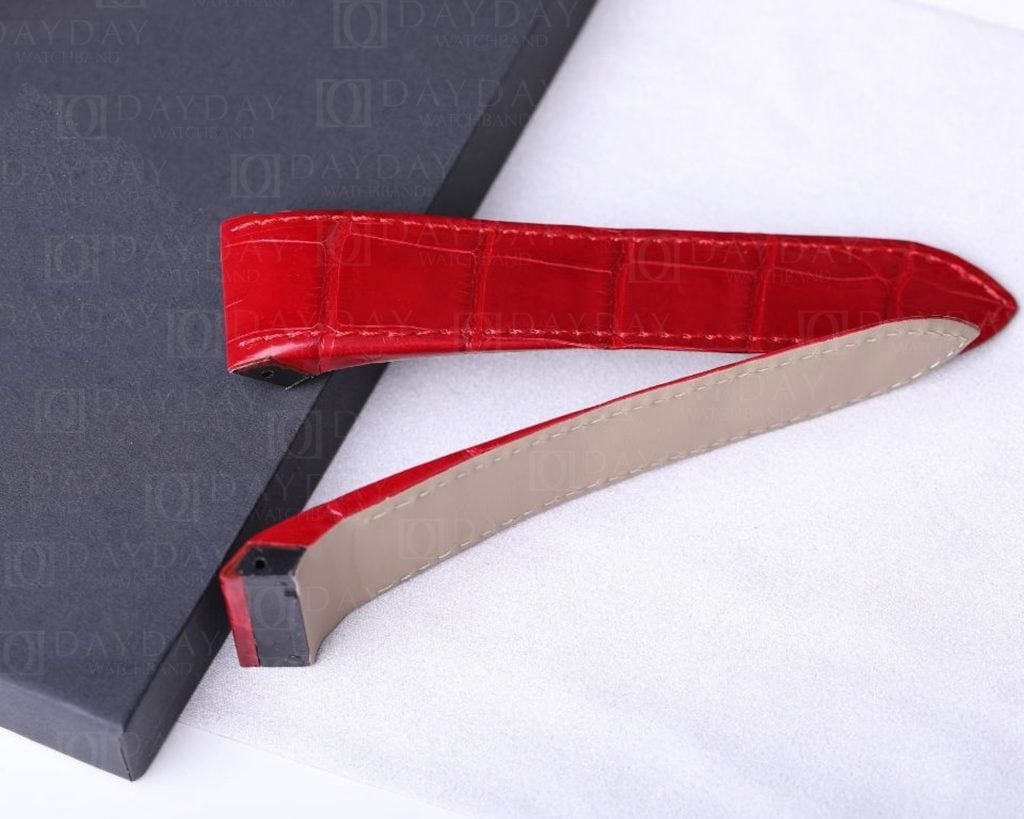 Custom alligator strap for Cartier Santos 100 Medium Large XL