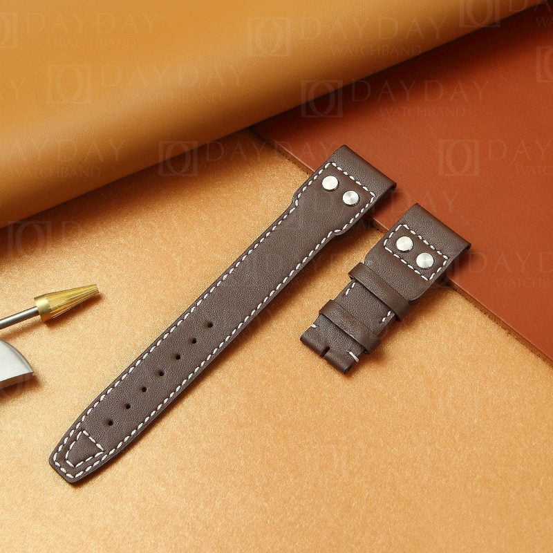 Custom Alligator Leather Strap for IWC Pilot Watch 20mm 21mm