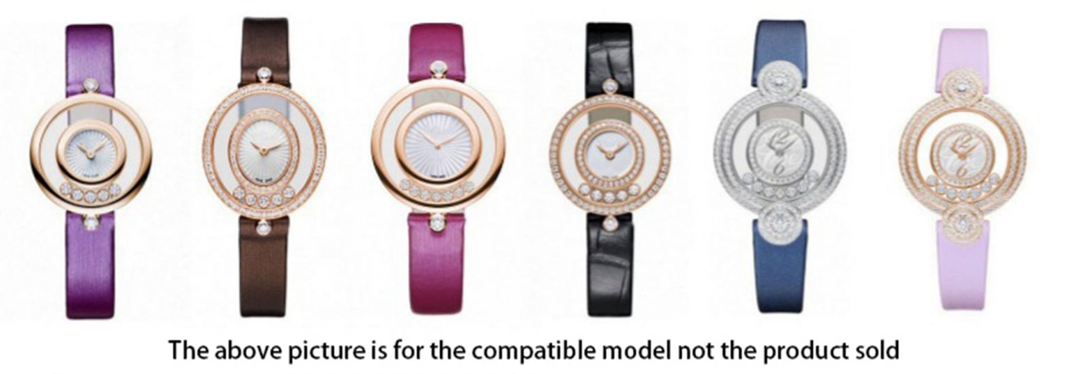 Custom Satin Bands For Chopard Happy Diamond ladies watch