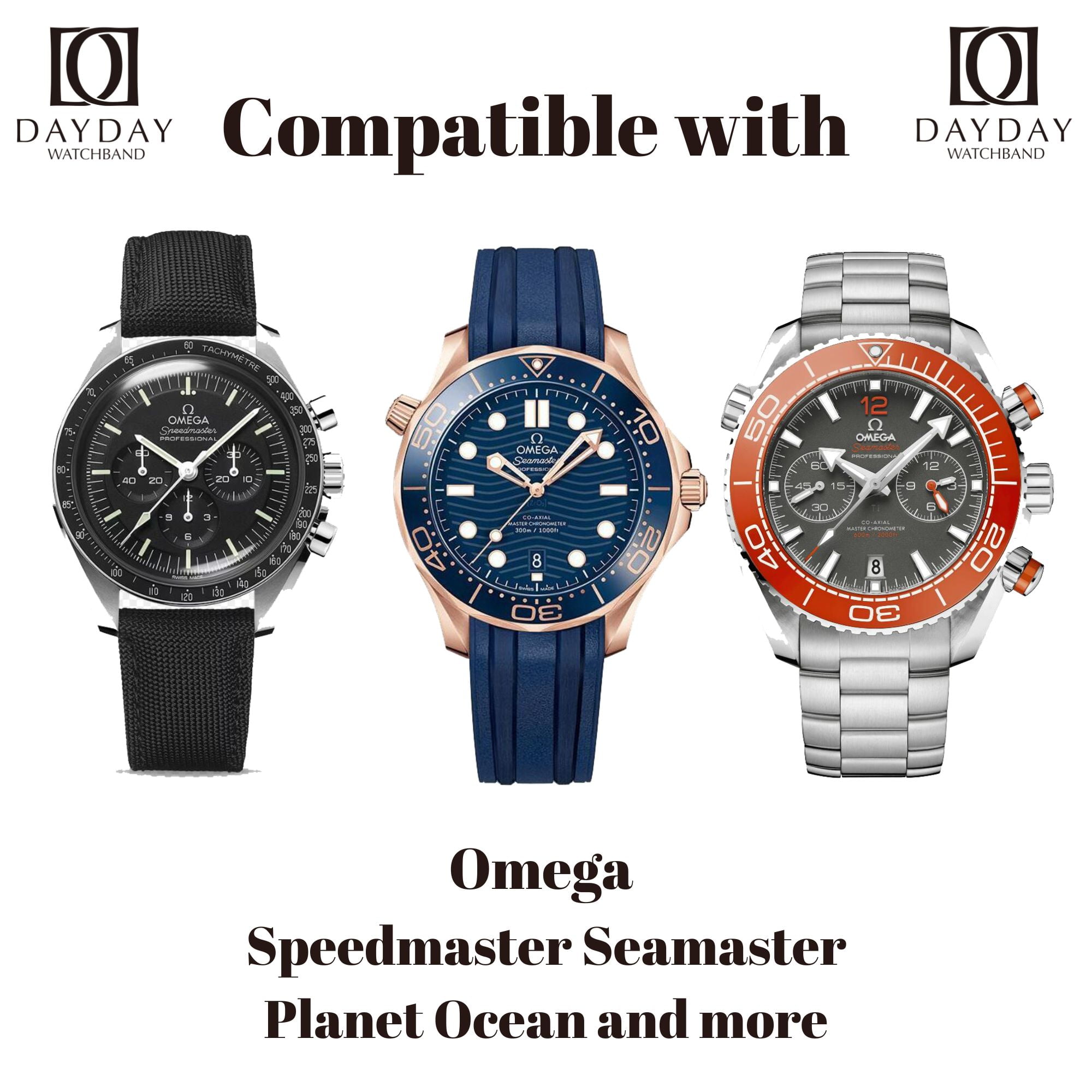 Custom Leather Watch Straps for Omega Speedmaster | DAYDAYWATCHBAND