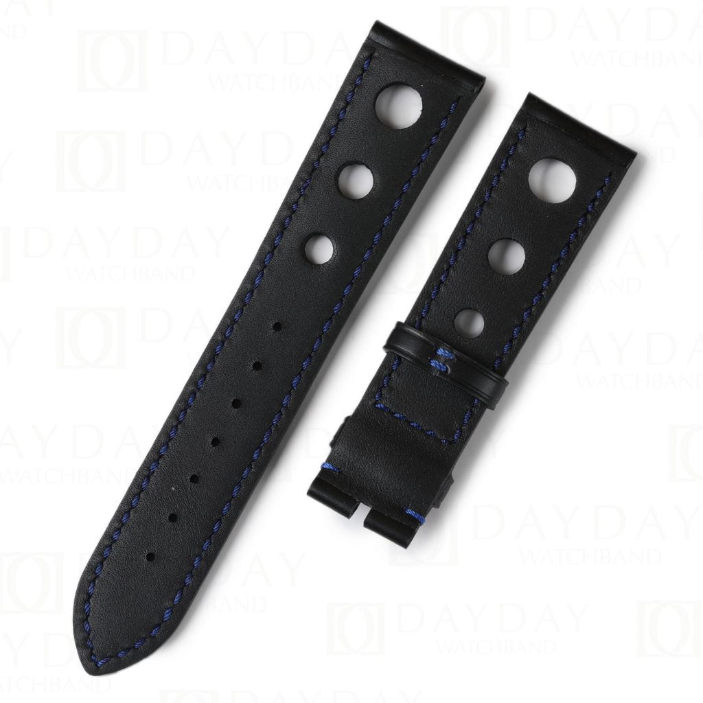 Custom rally calfskin strap watch band for Chopard Mille Miglia