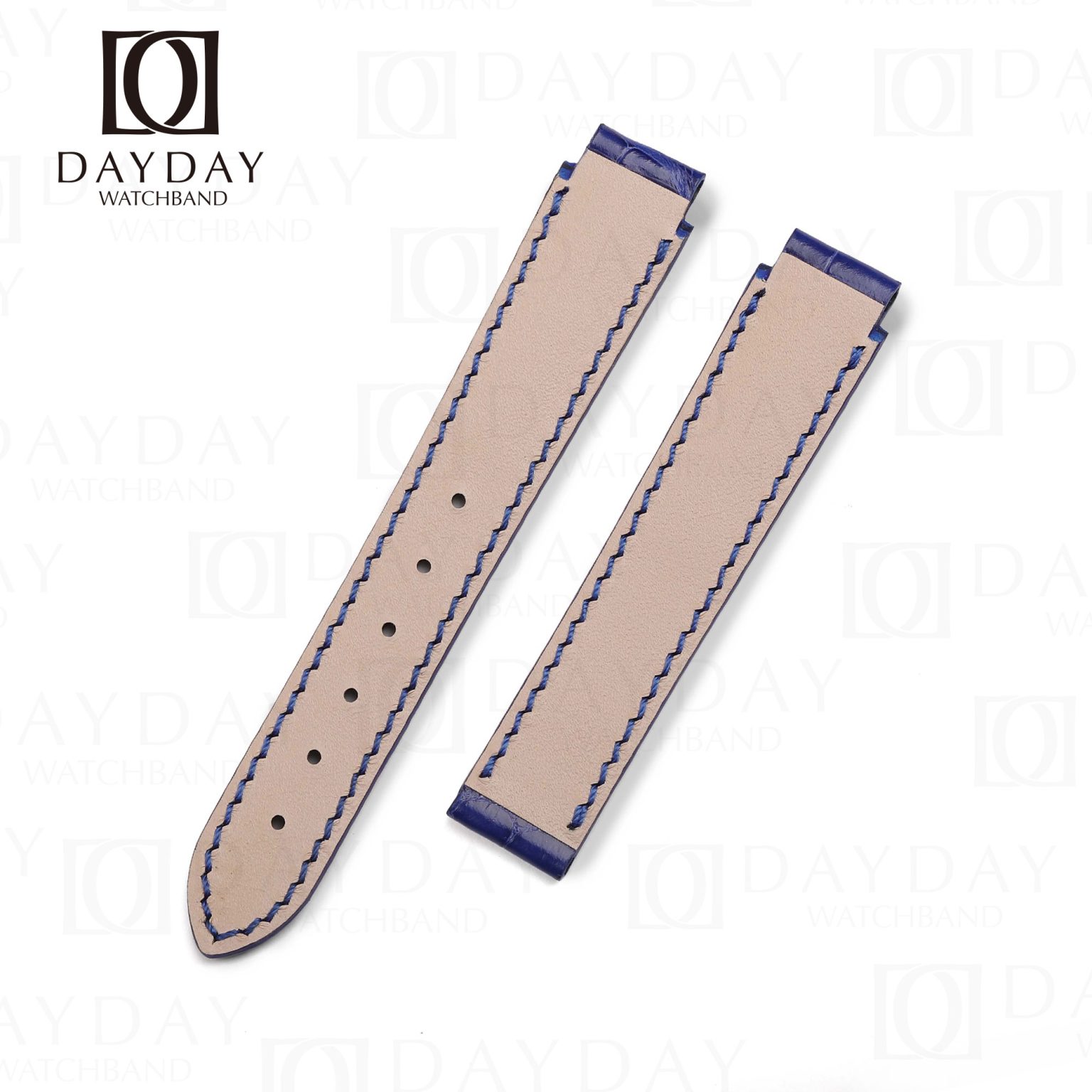 Custom alligator leather watch strap for Chopard La Strada