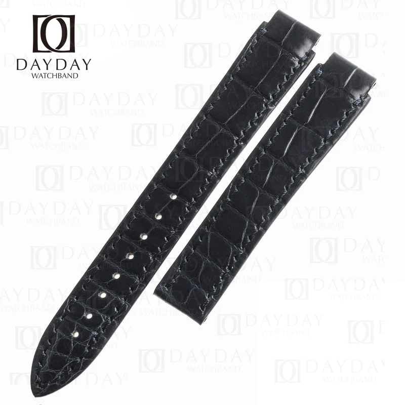 Custom alligator leather watch strap for Chopard La Strada