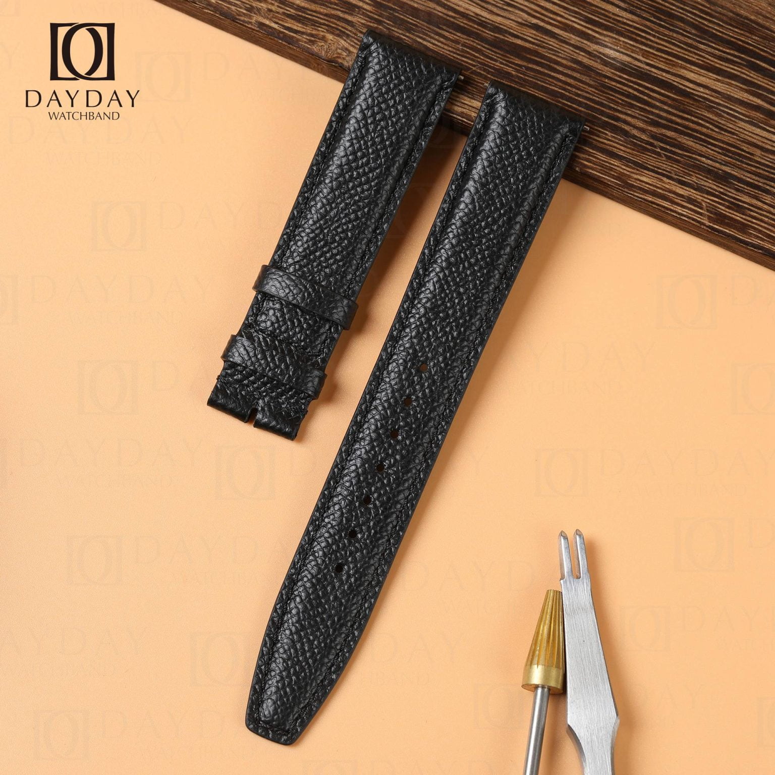 Custom Epsom leather strap for IWC watch 20mm 21mm 22mm