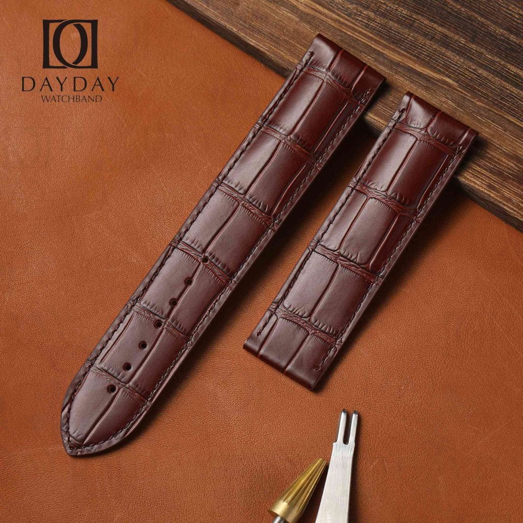 Custom Luxury Alligator Strap For Hamilton Jazzmaster Strap