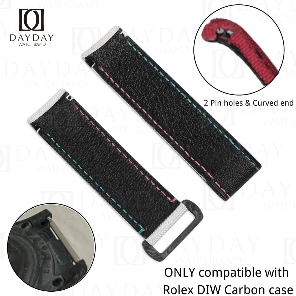 Custom Nylon Velcro Watch Strap for Rolex Diw Daytona