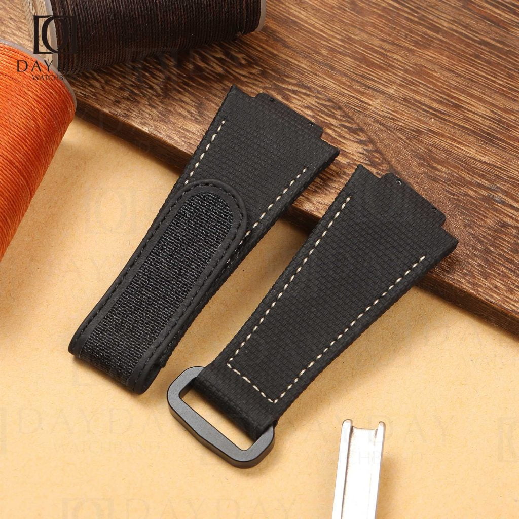 Custom Rubber Velcro Strap For Hublot Big Bang
