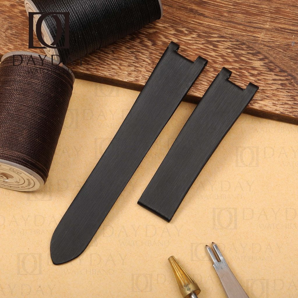 Custom Handmade Satin Cartier Pasha Watch Strap For Sale