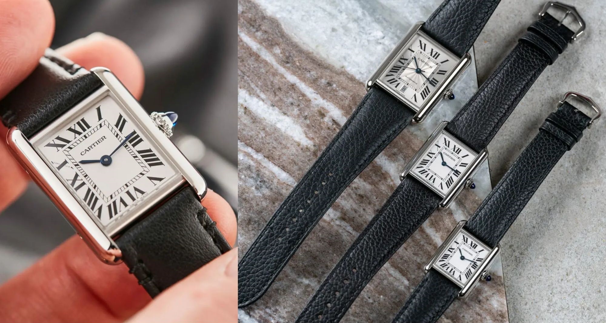 Watch And Strap Guide For Cartier Tank Watches