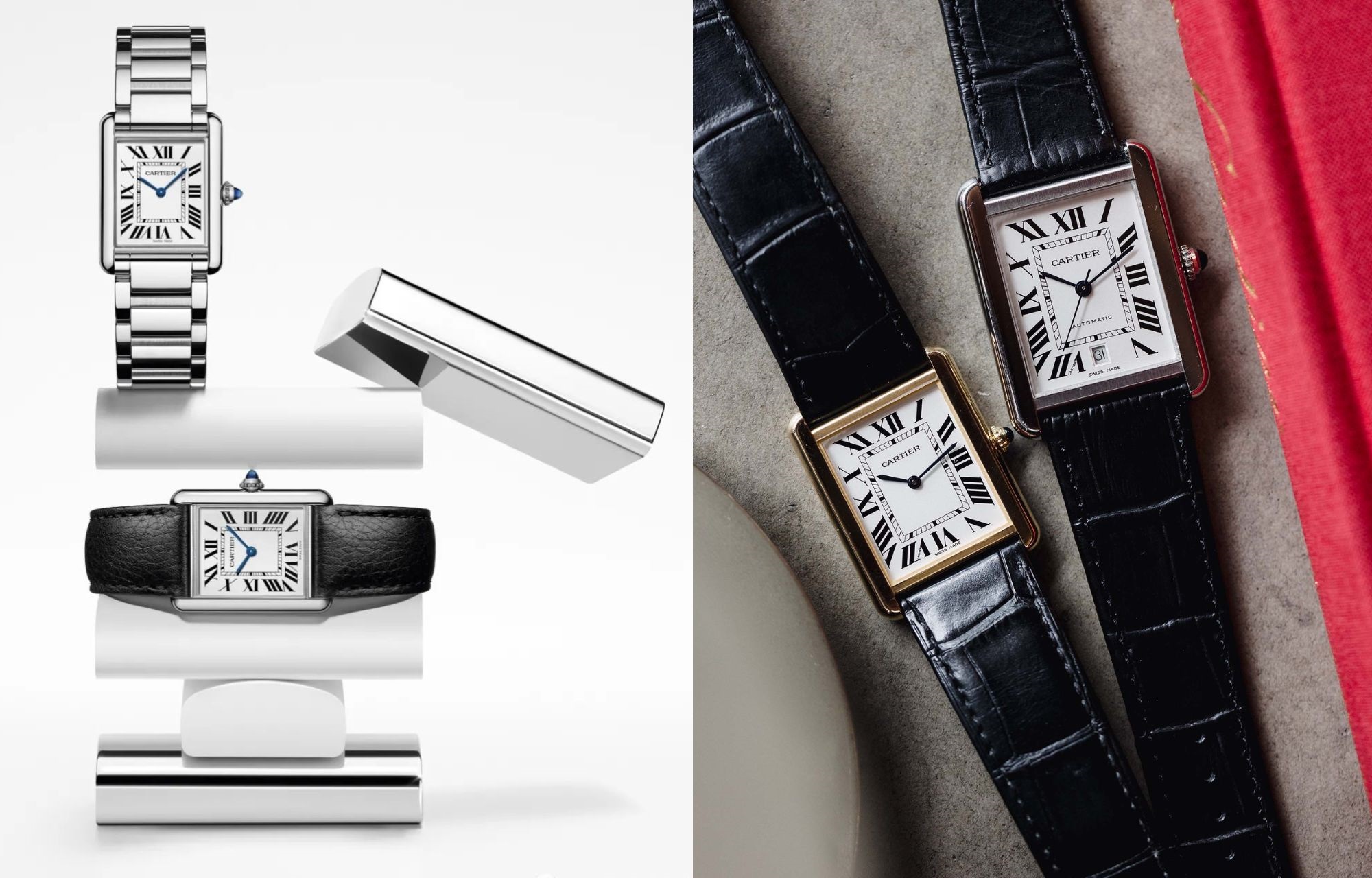 Watch And Strap Guide For Cartier Tank Watches
