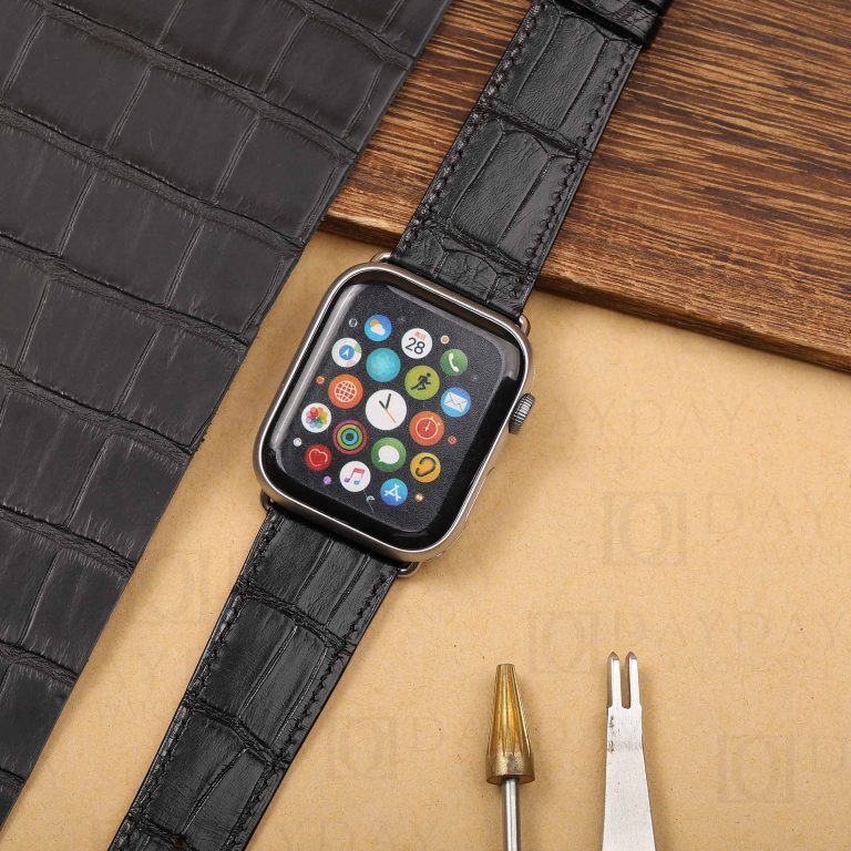 Custom Alligator Watch Strap For Apple Watch (Multi-color)