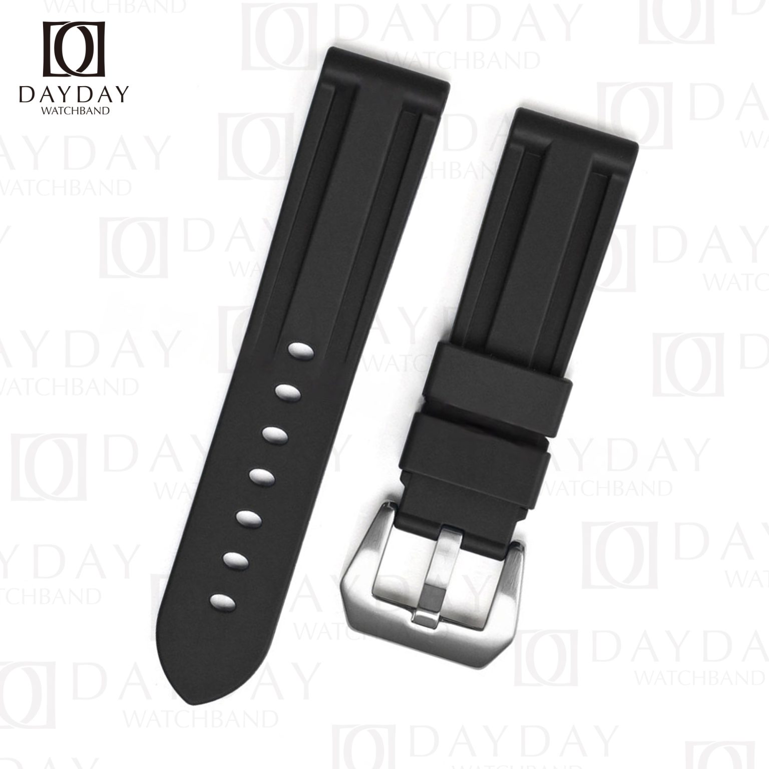 Rubber Watch Strap For Panerai Luminor 22mm 24mm (9 Colors)