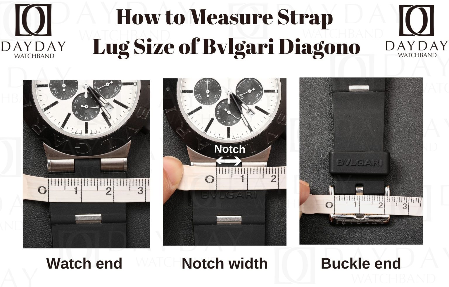 Custom Watch Strap Guide To Bvlgari Diagono | Daydaywatchband