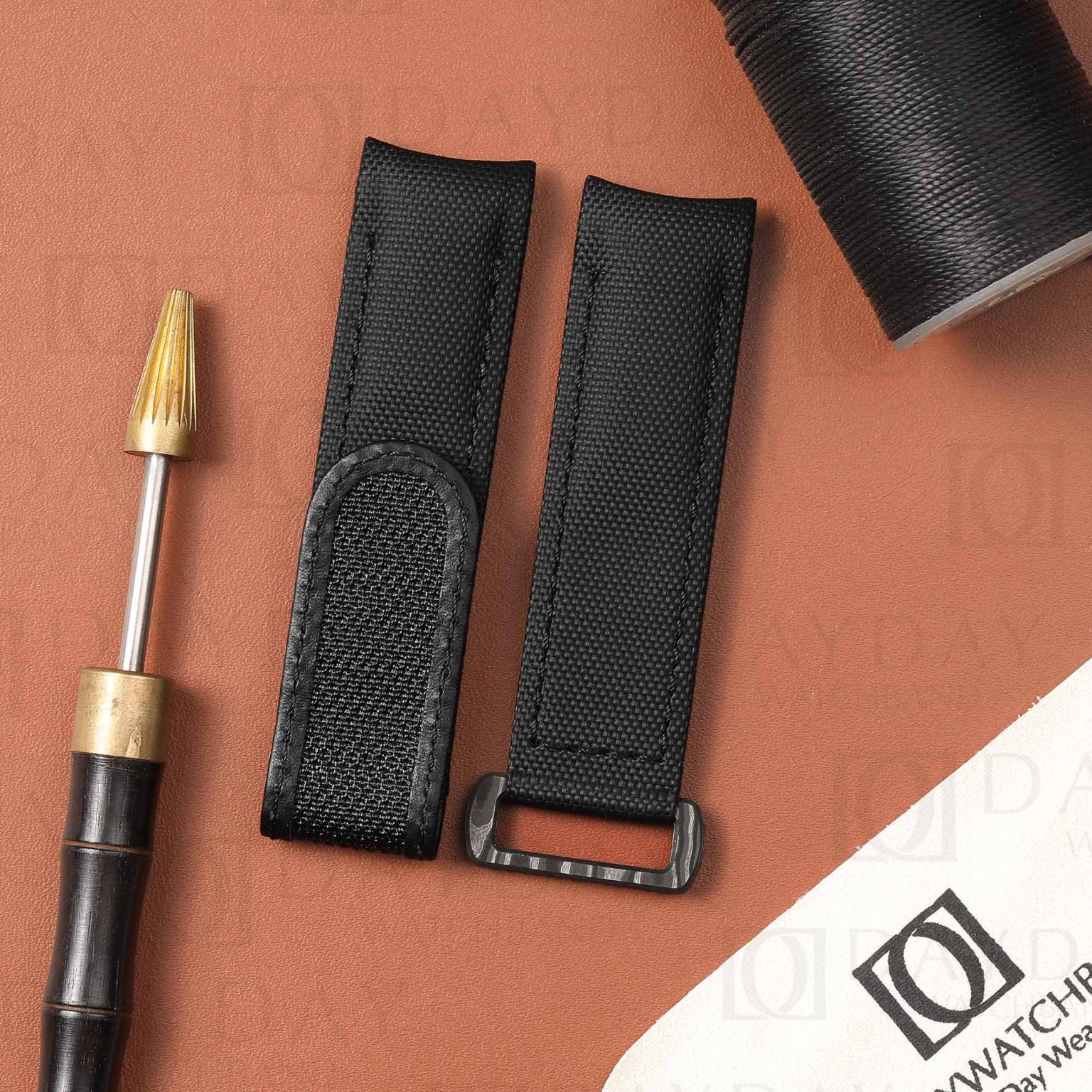 Custom canvas velcro curved end strap for Rolex Submariner (Multi-color ...