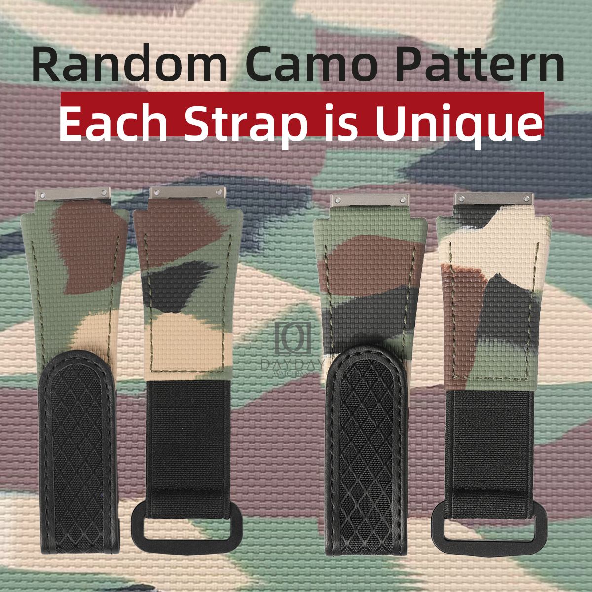 Custom Camo Velcro Strap For Richard Mille-Free Customized