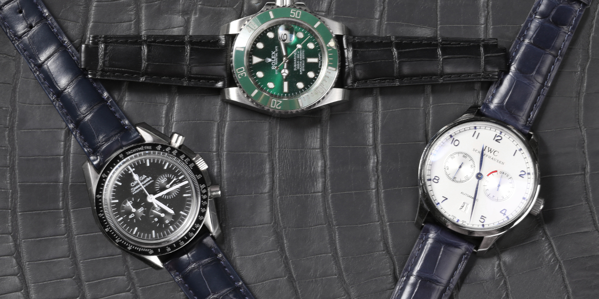 Wholesale Custom Alligator, Leather, And Canvas Watch Straps For Businesses